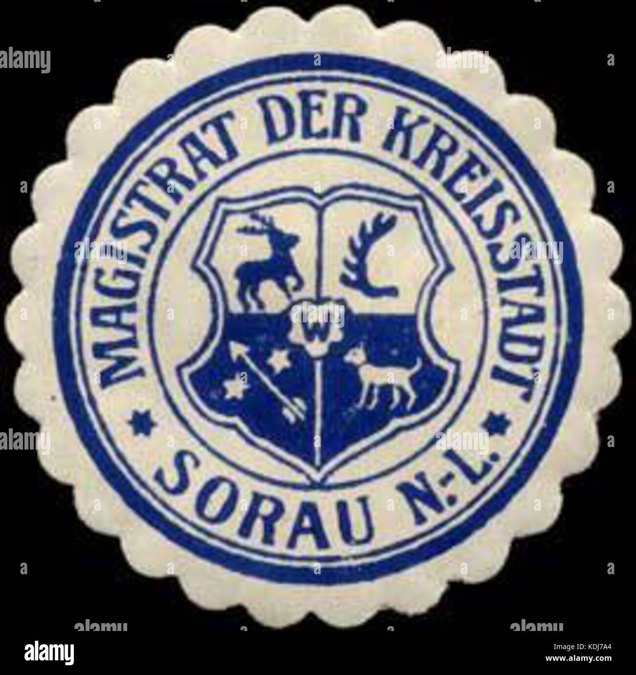 Siegelmarke Magistrat der Kreisstadt Sorau Nieder Lausitz W0240230 ...