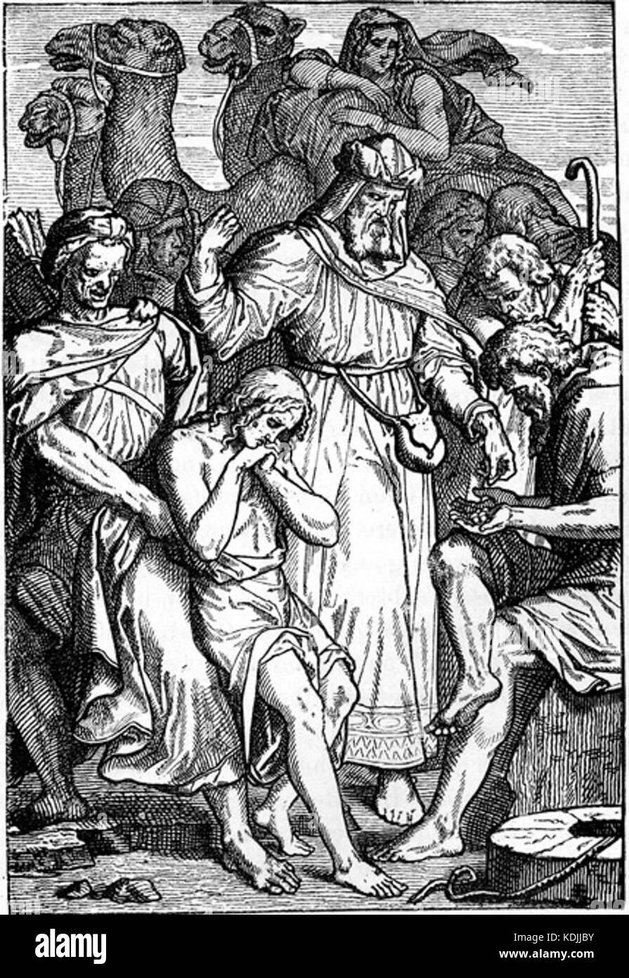 Joseph is sold by his brethren Stock Photo - Alamy