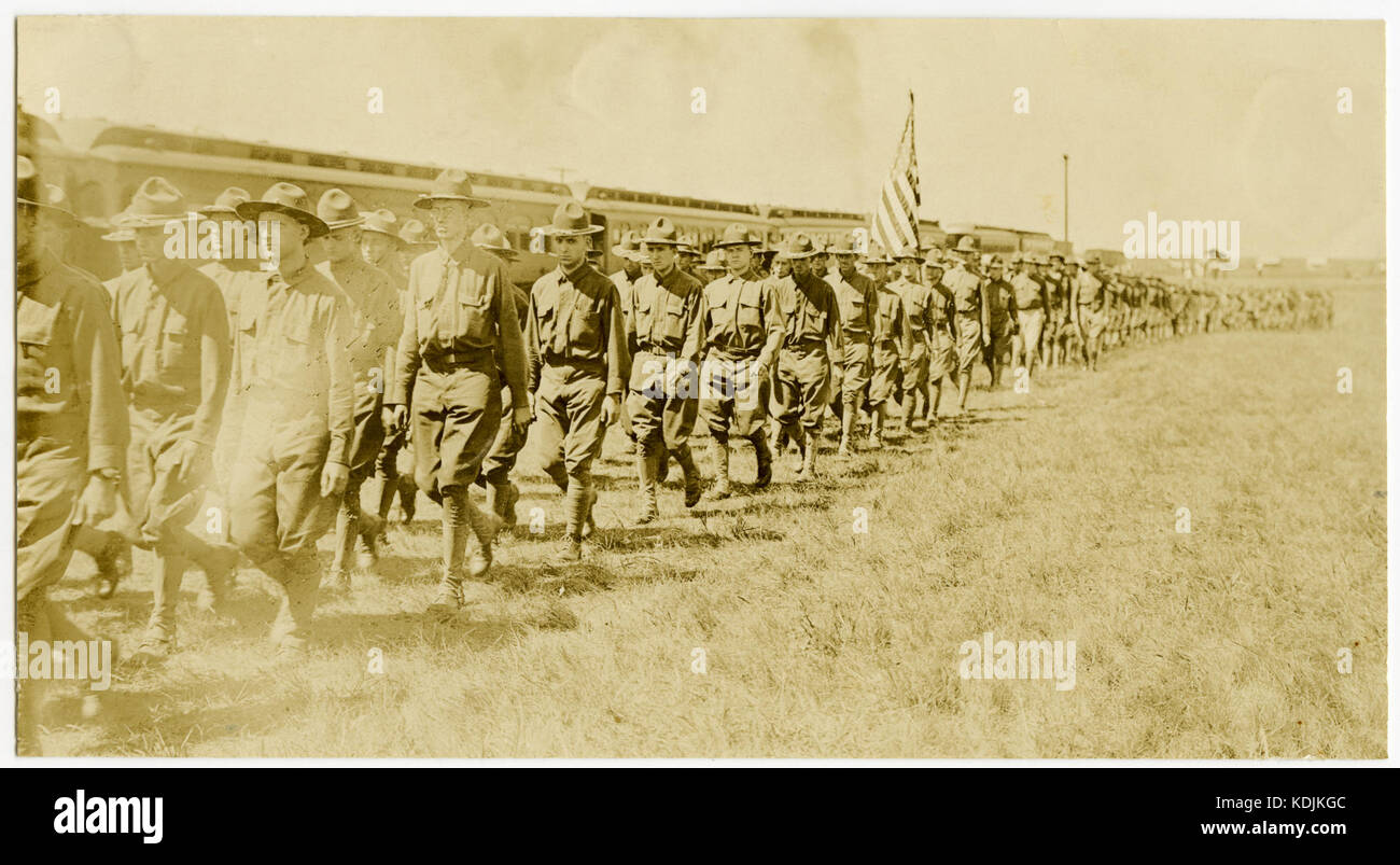 Soldiers Marching in Formation Stock Photo - Alamy
