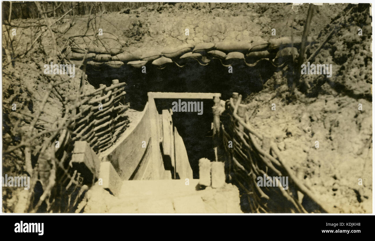 Photograph of an Entrance to an Underground Bunker Stock Photo - Alamy