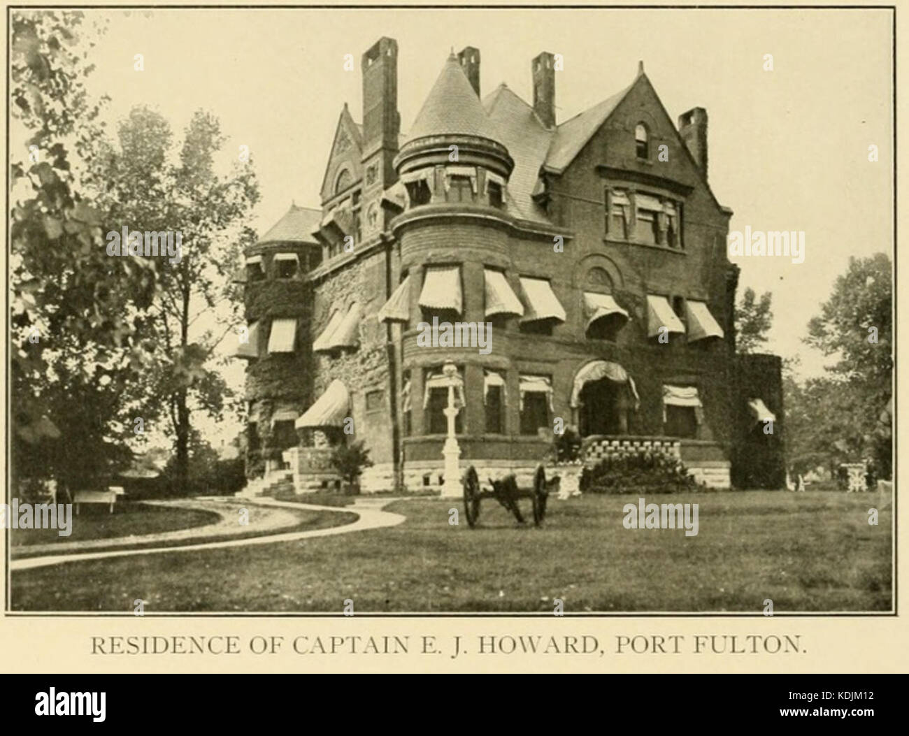 Old Howard Mansion Stock Photo - Alamy