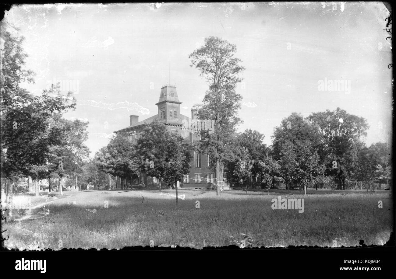 Old Main Building exterior from northwest ca. 1896 (3194462982 Stock ...