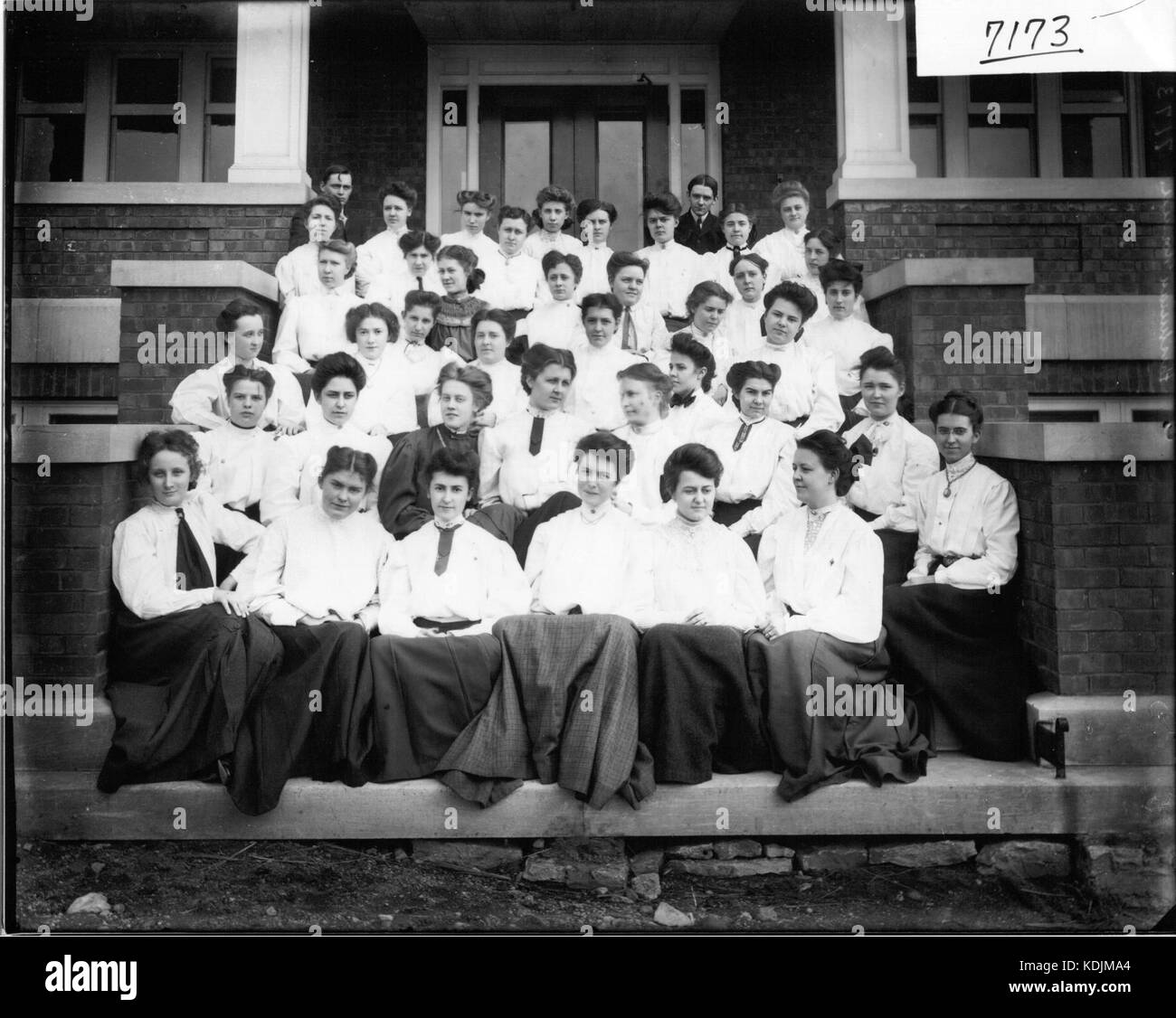 Ohio State Normal College freshman class in 1903 (3191480281 Stock ...