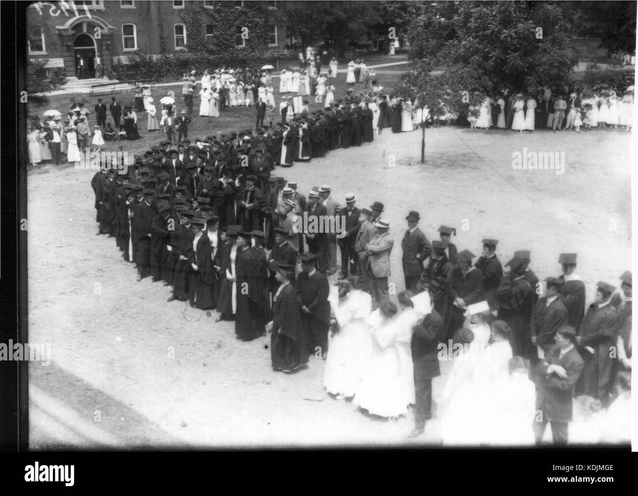 Procession forming at commencement 1912 (3191334339 Stock Photo - Alamy