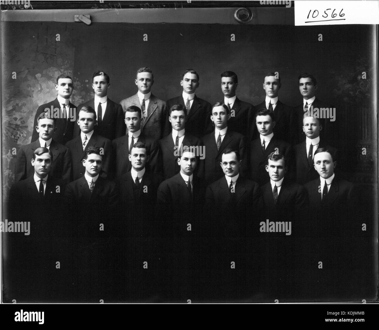 This historical photograph captures members of the Delta Kappa Epsilon ...