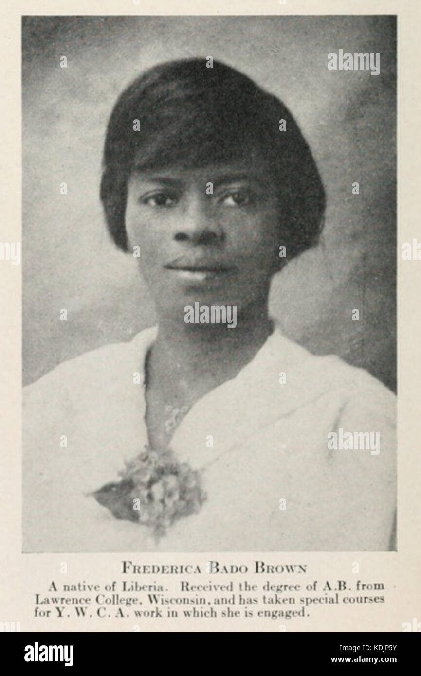 JONES(1922) Fredreica Bado Brown Stock Photo - Alamy