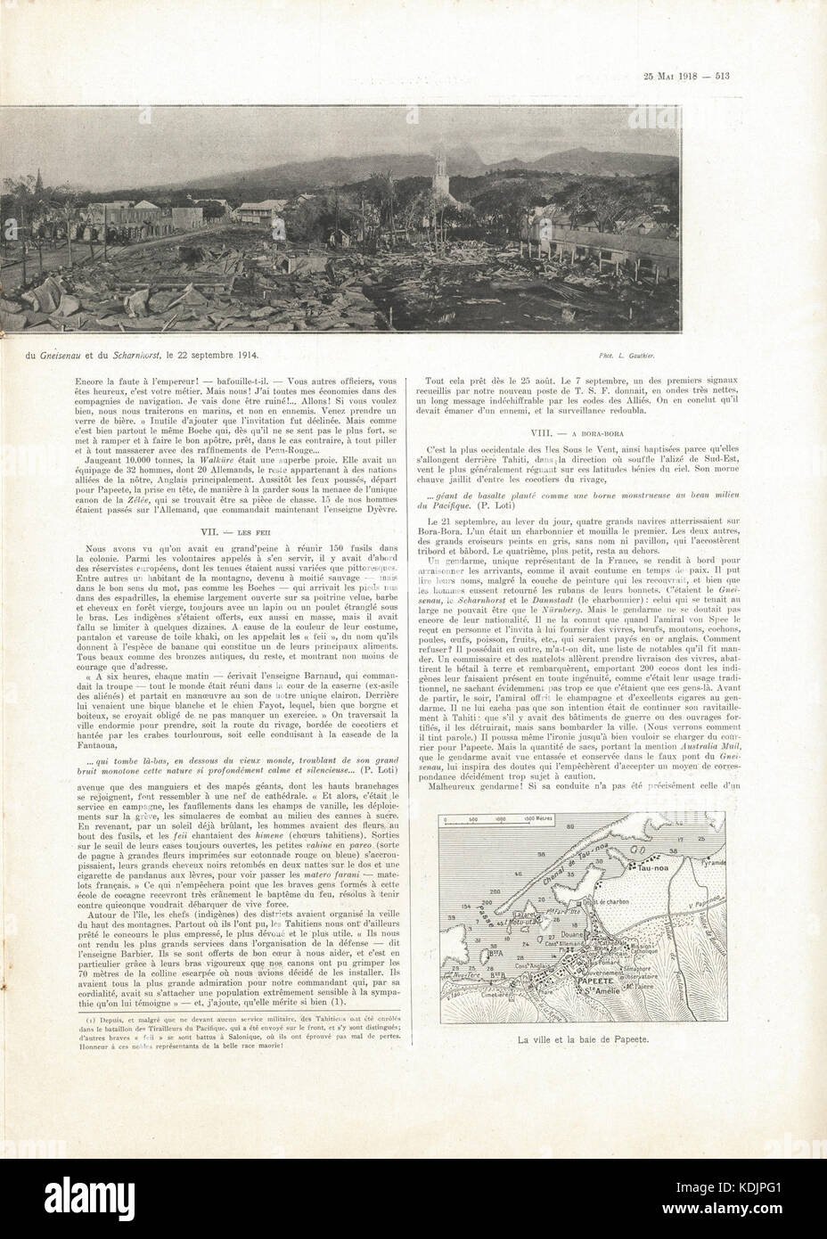 No 3925 25 Mai 1918, scan19, page 513 Stock Photo - Alamy