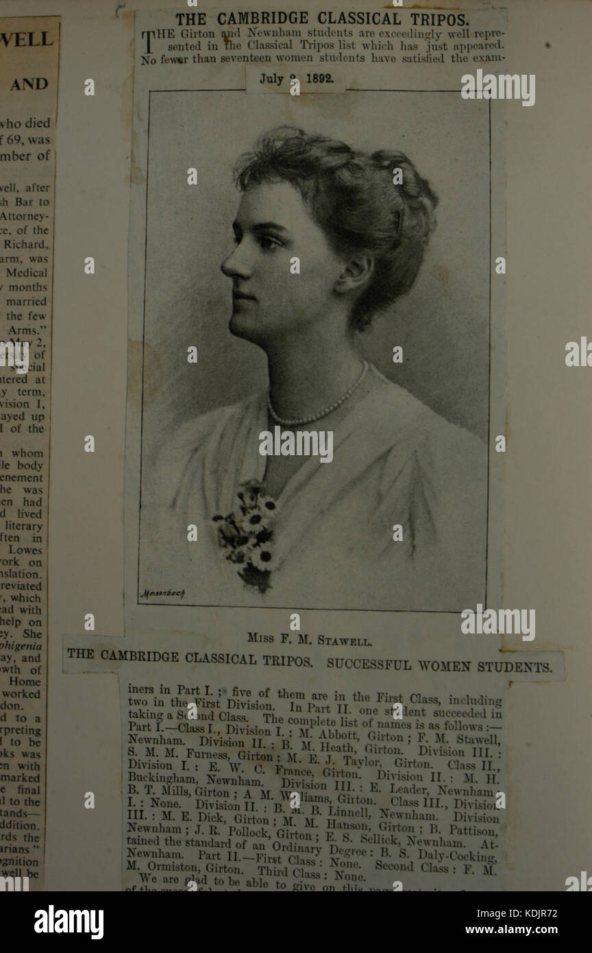 Tripos cambridge hi-res stock photography and images - Alamy