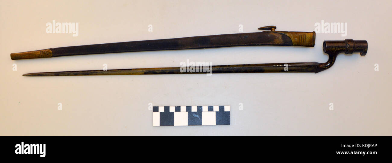 The Pattern 1876 Socket Bayonet and Scabbard were designed for the ...