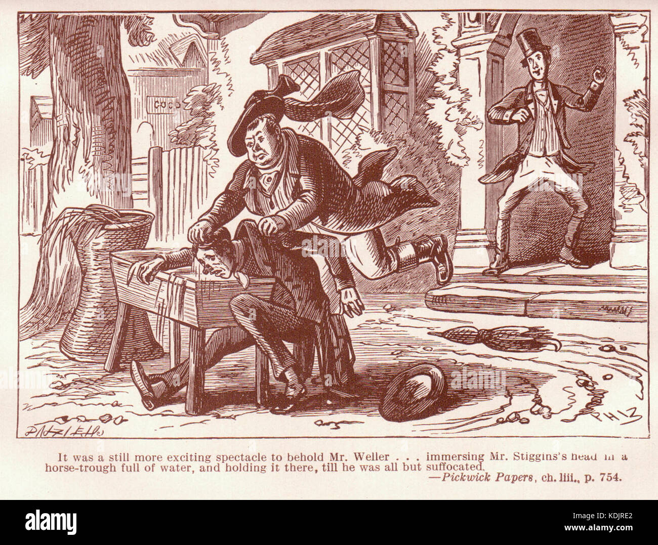 Mr Weller and Mr Stiggins Stock Photo - Alamy