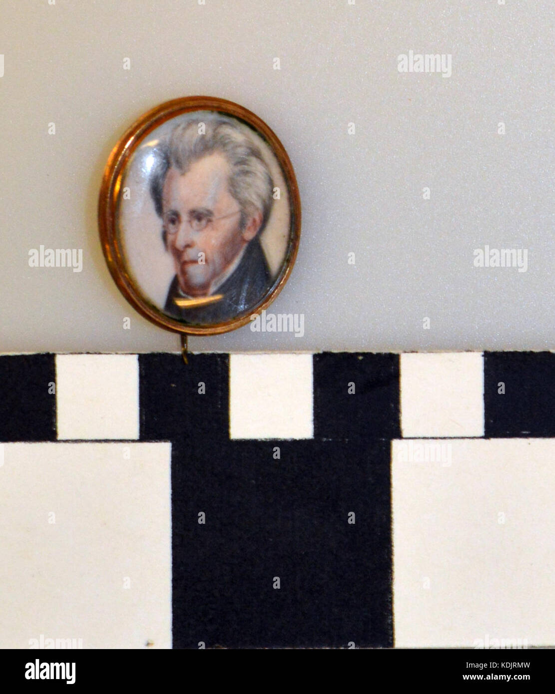 Miniature Portrait of Andrew Jackson given to Elizabeth Linn by Silas ...