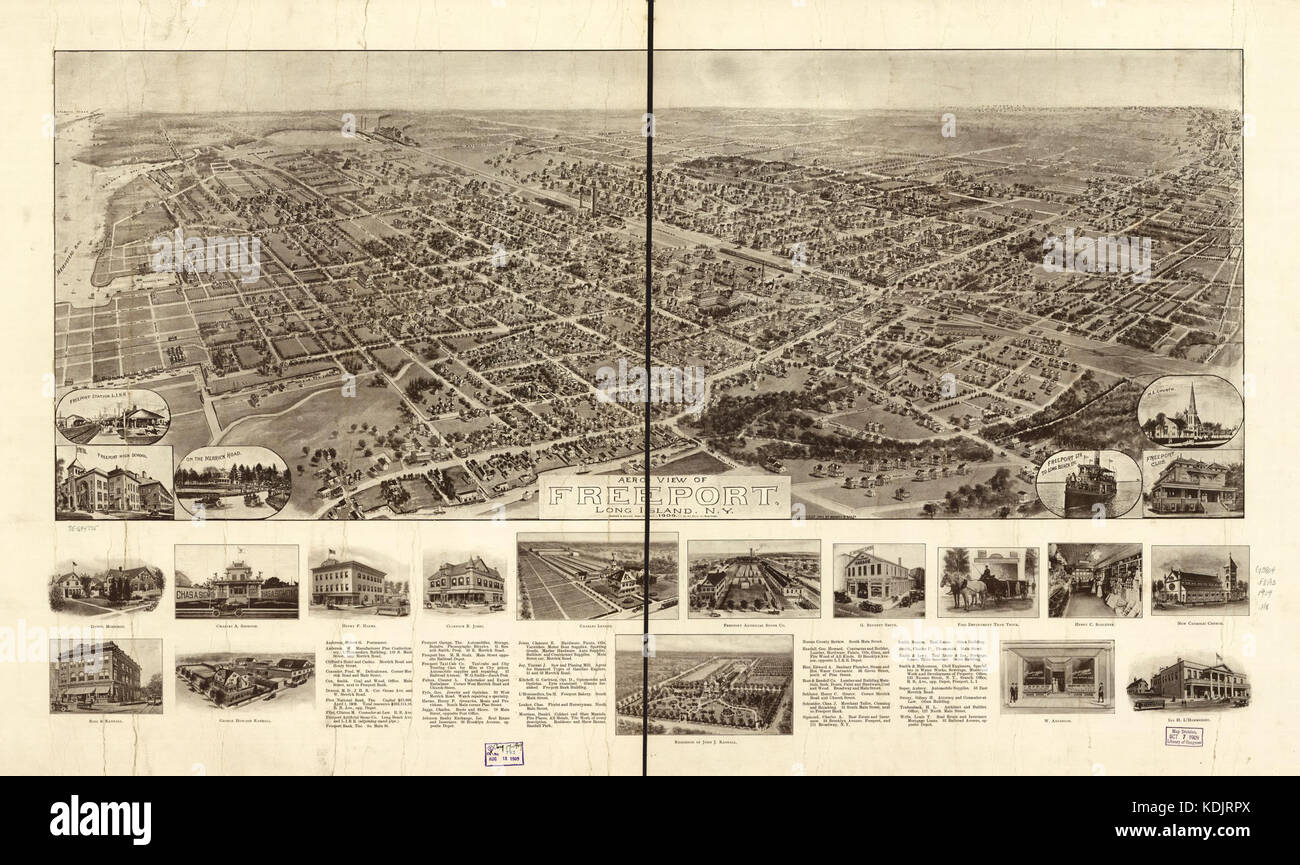 Map of freeport hi-res stock photography and images - Alamy