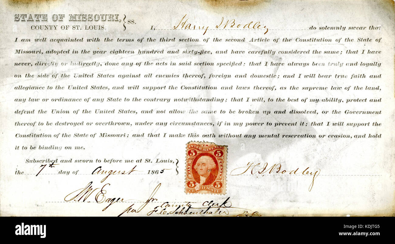 Civil war era oaths hi-res stock photography and images - Alamy