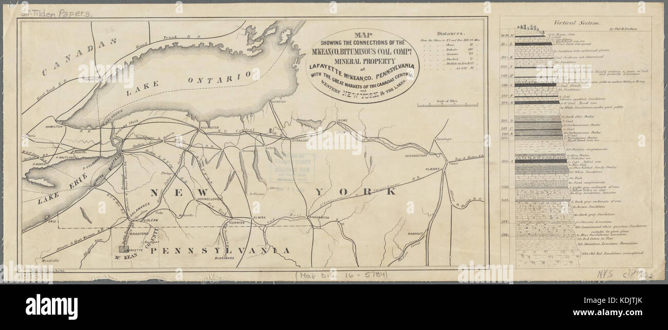 Map of lafayette hi-res stock photography and images - Alamy