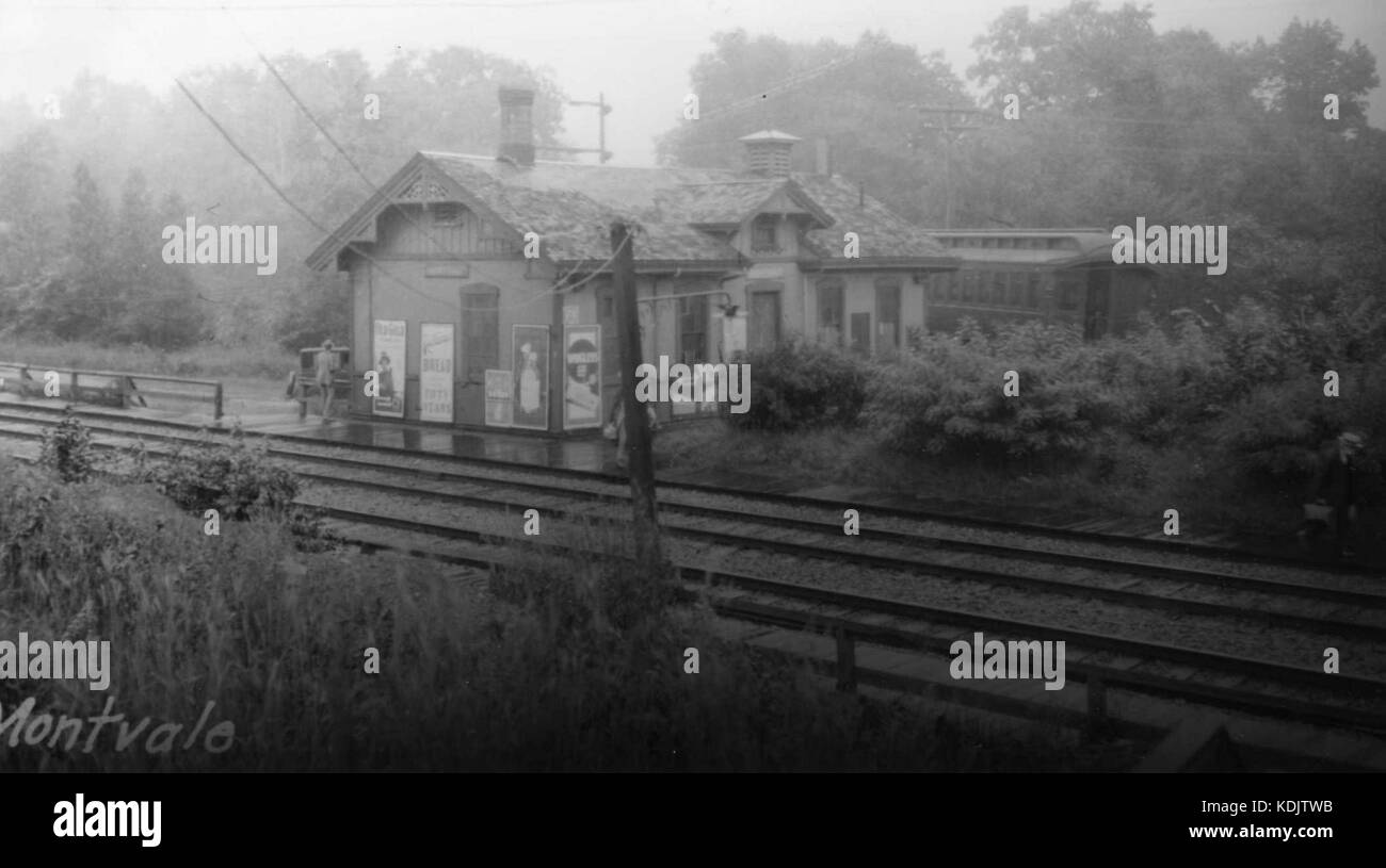 Montvale station, circa 1915 Stock Photo - Alamy