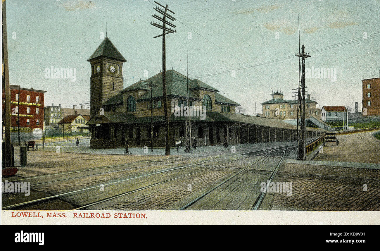 Middlesex Street station postcard (2 Stock Photo - Alamy