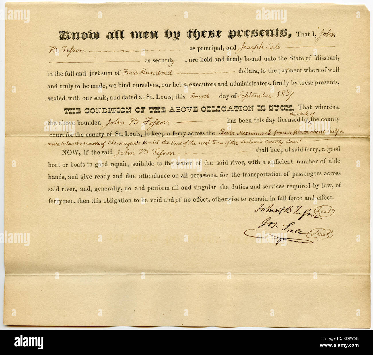 Tesson ferry hi-res stock photography and images - Alamy