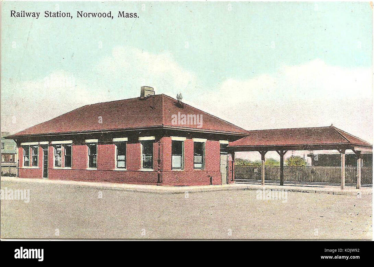 Norwood Central station postcard (1 Stock Photo - Alamy