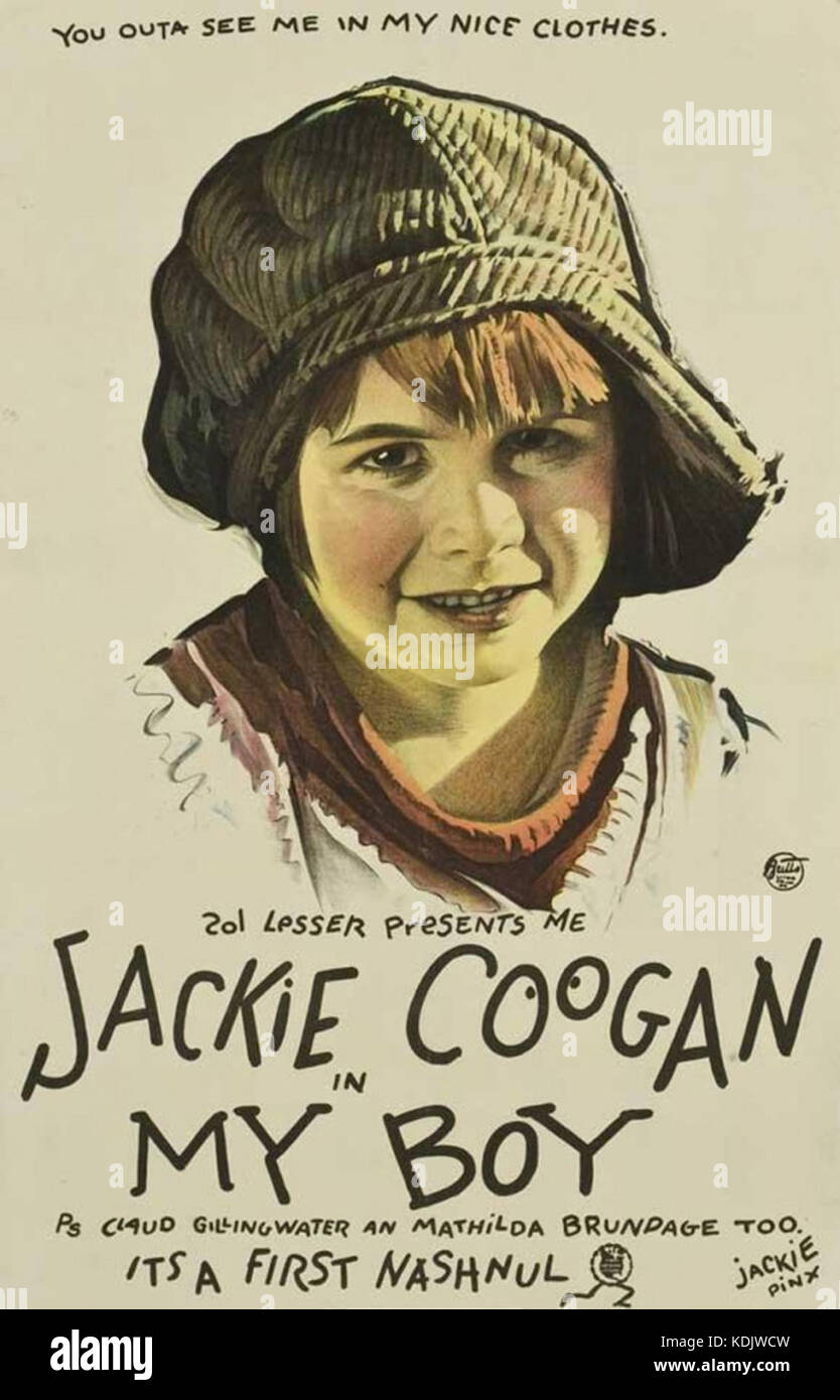 My Boy 1921 Poster Stock Photo - Alamy