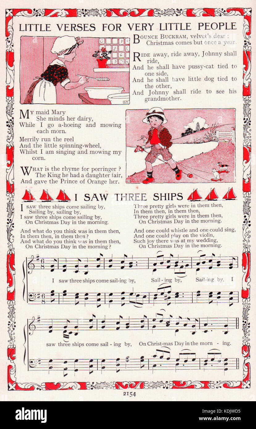 Little Verses For Very Little People Stock Photo - Alamy