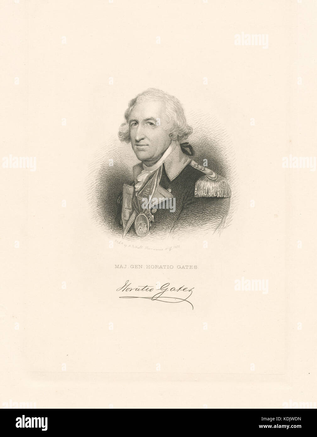Horatio Gates (NYPL Hades 287484 EM3943 Stock Photo - Alamy