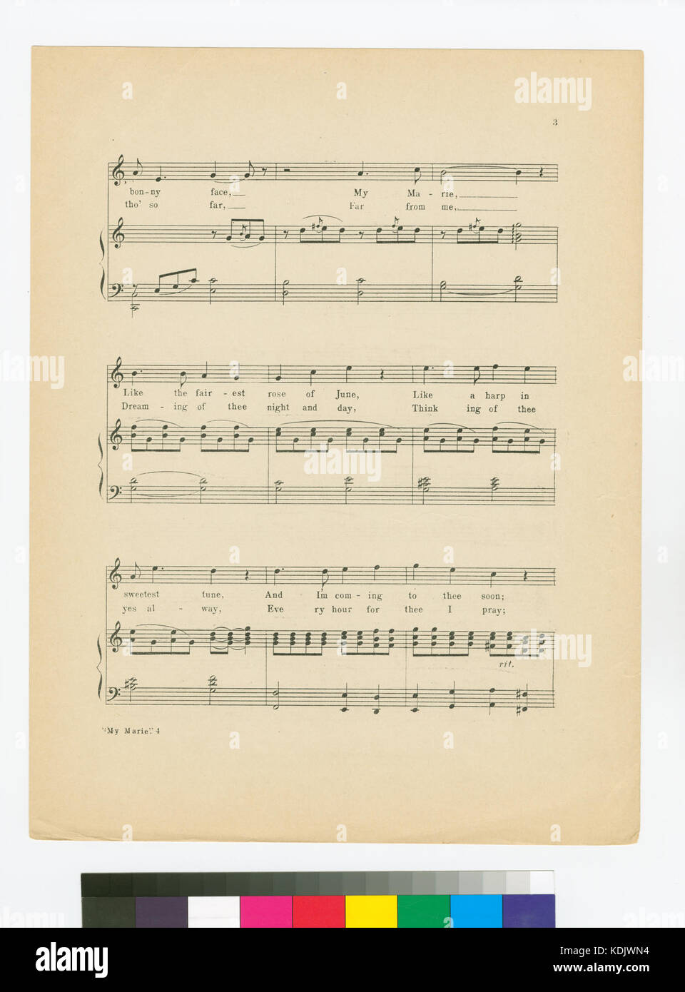 My Marie (NYPL Hades 454301 1699965 Stock Photo - Alamy