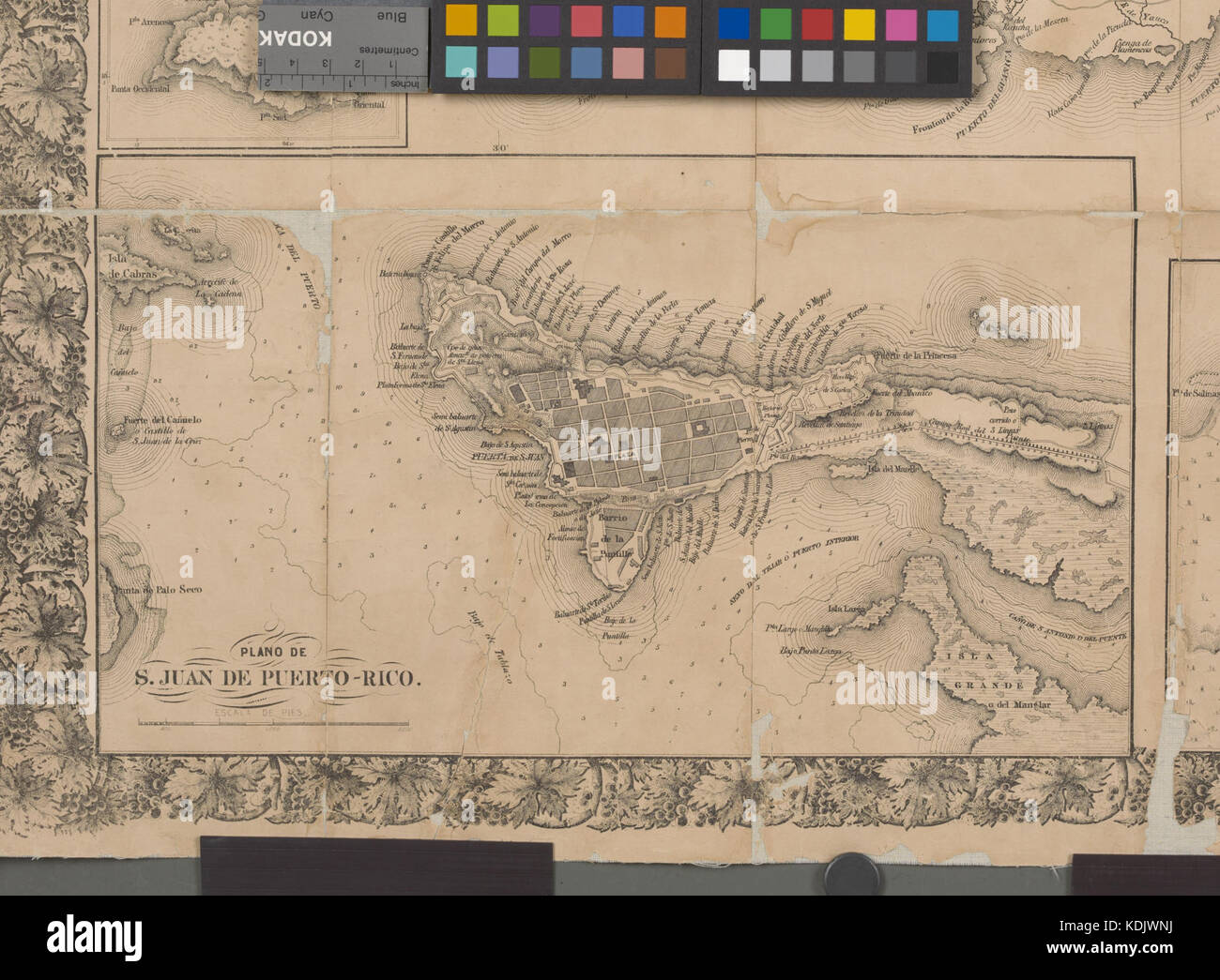 Mapa Topografico De Puerto Rico Puerto Rico Historical Vintage Map