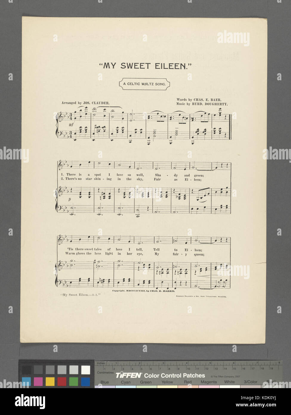 My sweet Eileen (NYPL Hades 610277 1808051 Stock Photo - Alamy