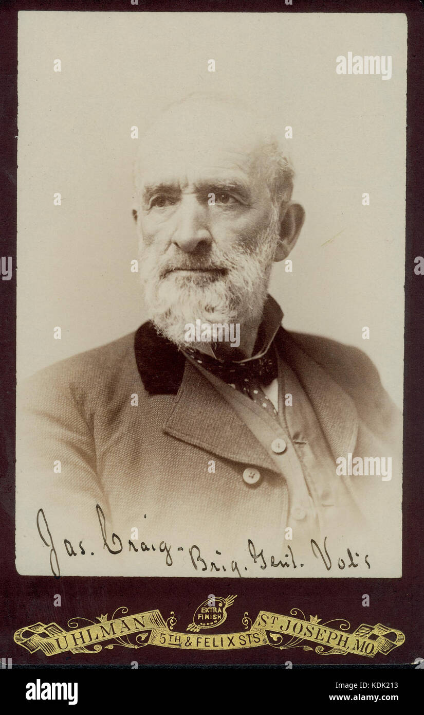 James Craig, Brigadier General, United States Volunteers, 1st ...
