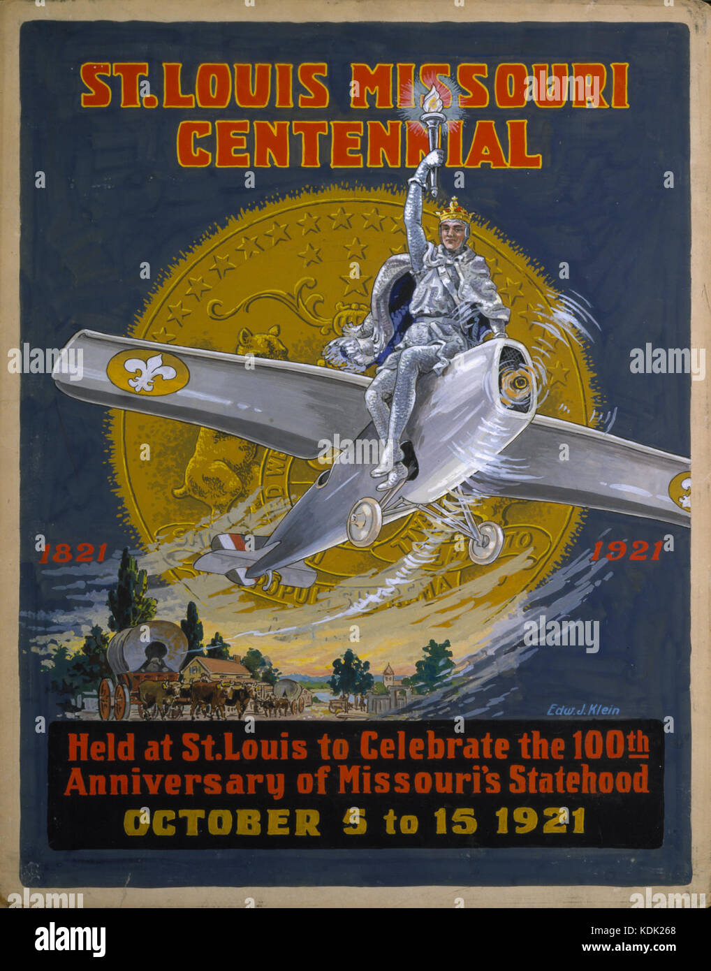 St. Louis Missouri Centennial. Held at St. Louis to Celebrate the 100th ...