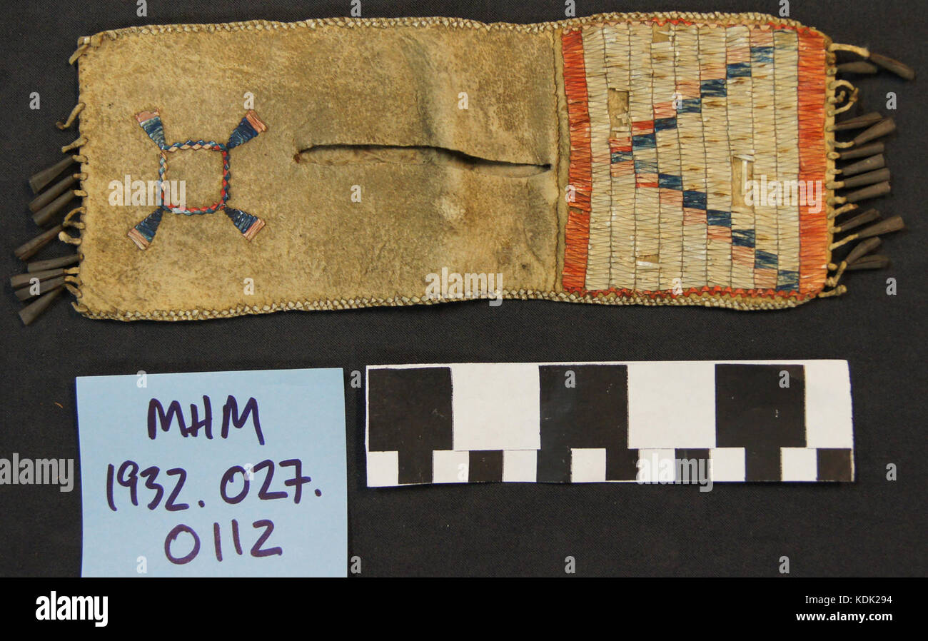 Native American slit pouch Stock Photo - Alamy