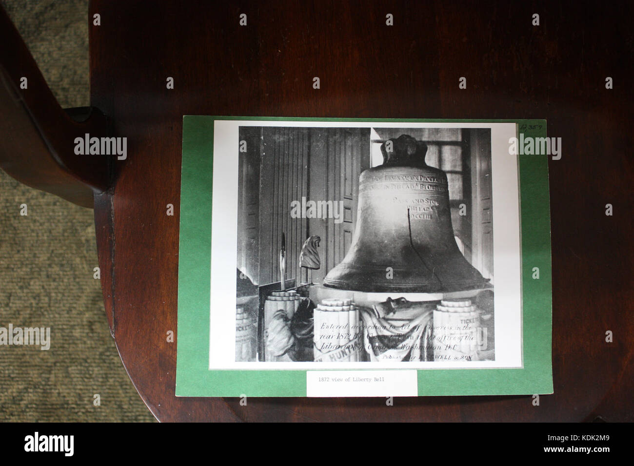 Liberty Bell 1872 Stock Photo - Alamy