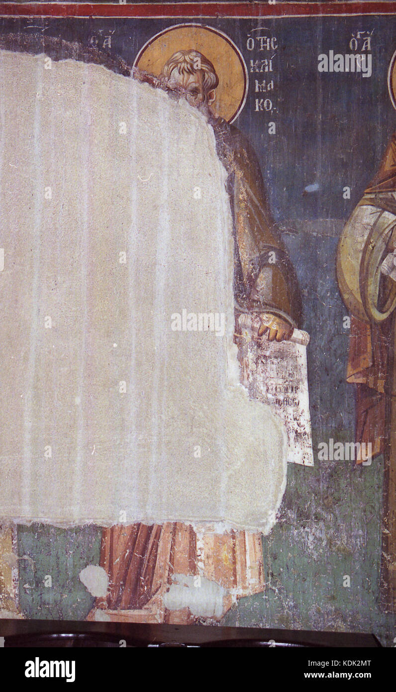 Paintings in the Church of the Theotokos Peribleptos of Ohrid 0138 ...