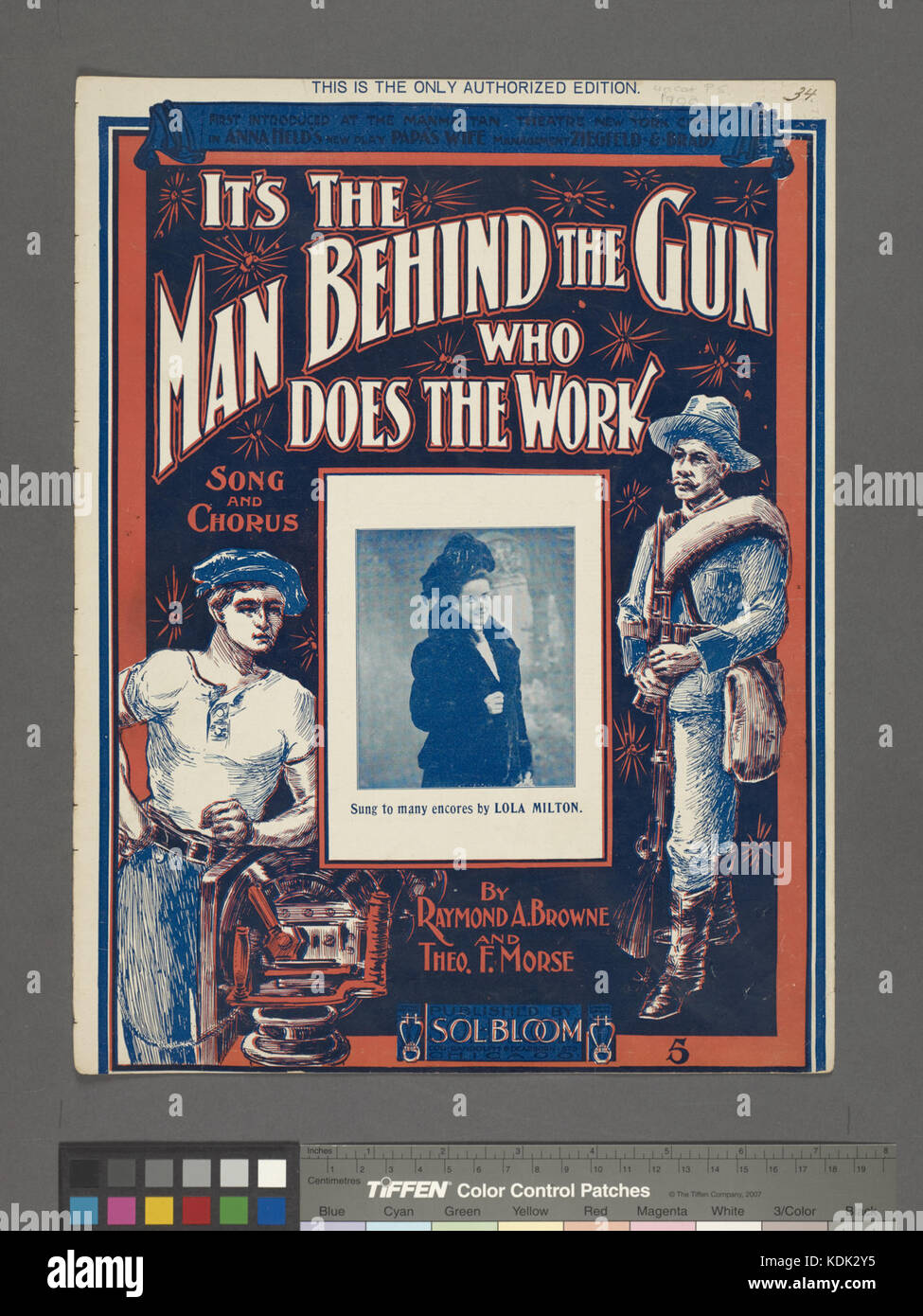 It's the man behind the gun who does the work (NYPL Hades 667745 ...