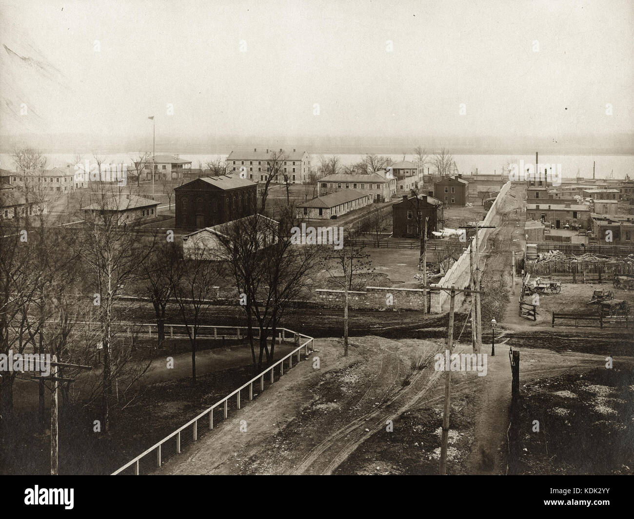 St. Louis Arsenal. South Second Street and Arsenal Street. View from ...