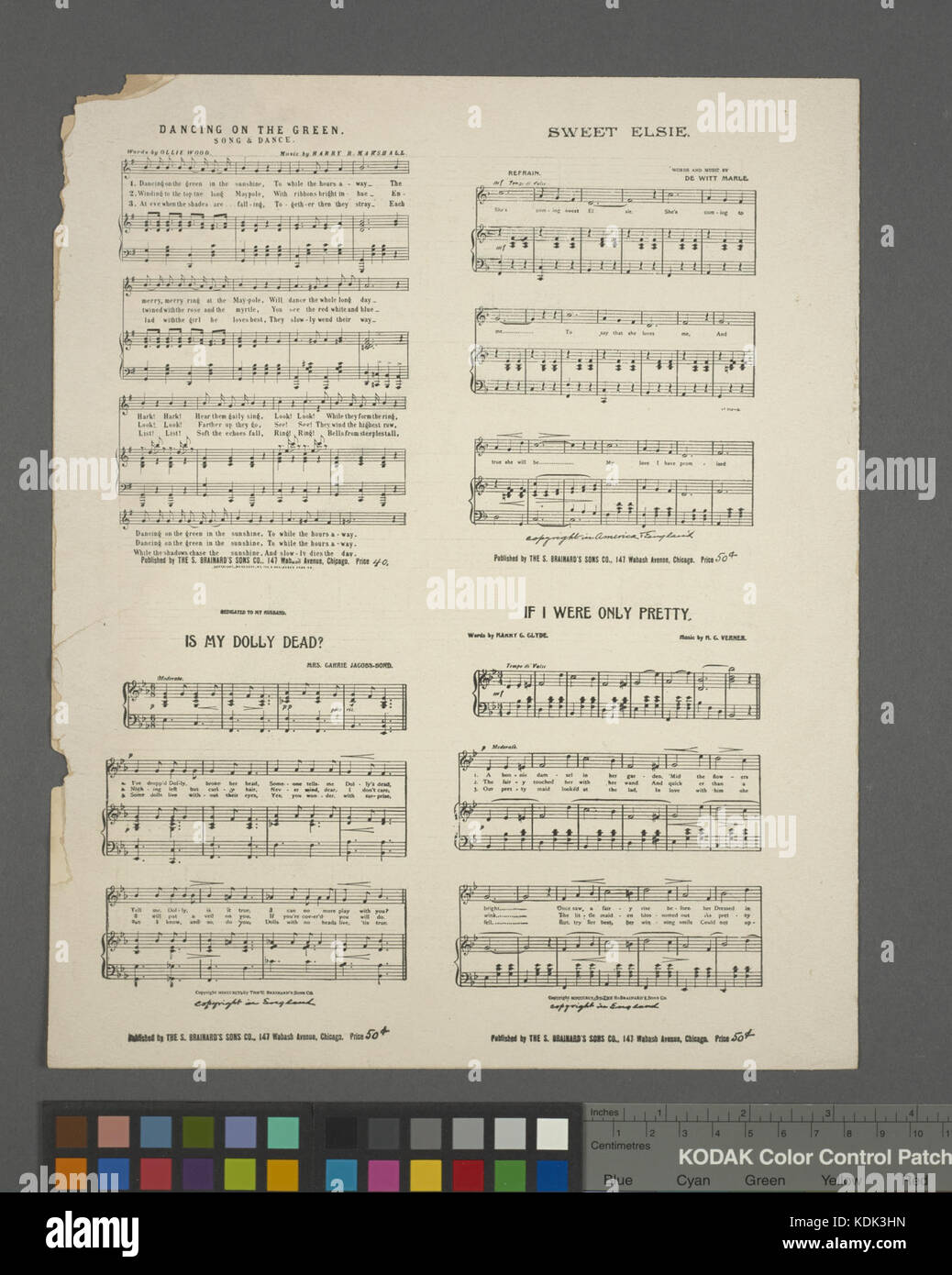 Johnny Reilly's girl (NYPL Hades 463817 1696329 Stock Photo - Alamy