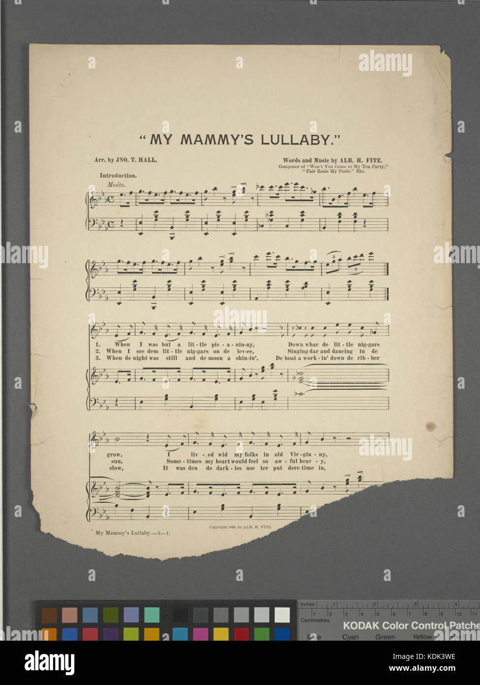 My mammy's lullaby (NYPL Hades 463875 1696696 Stock Photo - Alamy