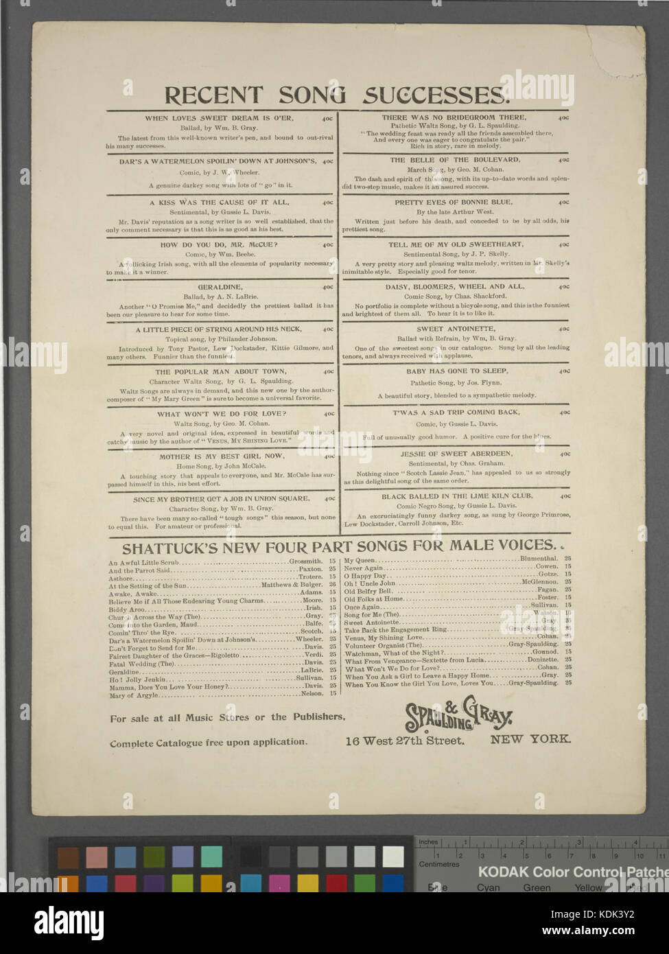 Oh! Uncle John (NYPL Hades 463885 1696810 Stock Photo - Alamy
