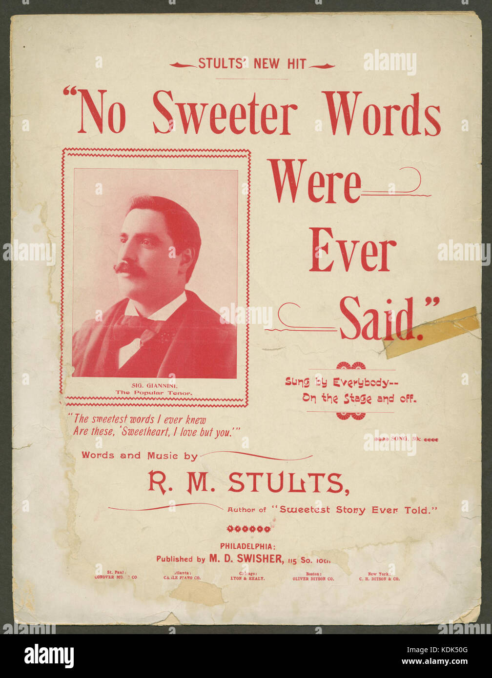 No sweeter words were ever said (NYPL Hades 464594 1165649 Stock Photo ...