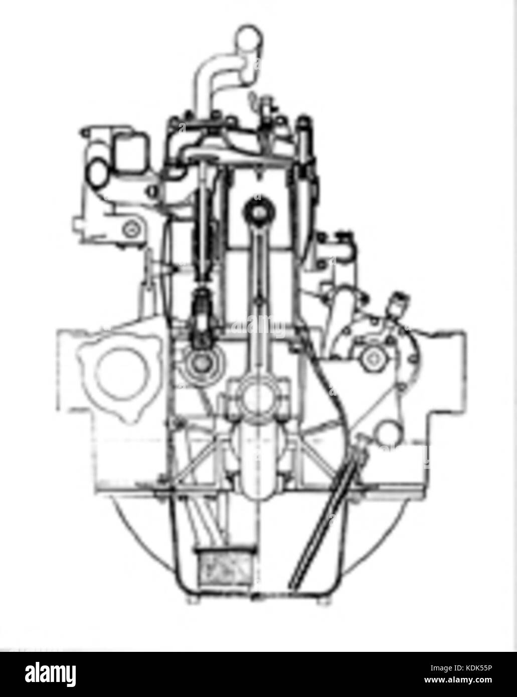 Liberty engine 3 drawing Stock Photo - Alamy