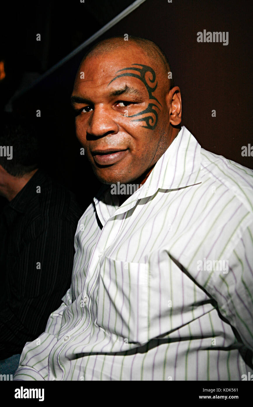 Mike Tyson at Aubrey O'Day's birthday celebration at PURE Nightclub in ...