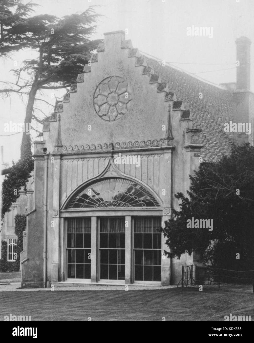 Photograph of Wyatt altered chapel at Sandleford Priory, 1906, by ...