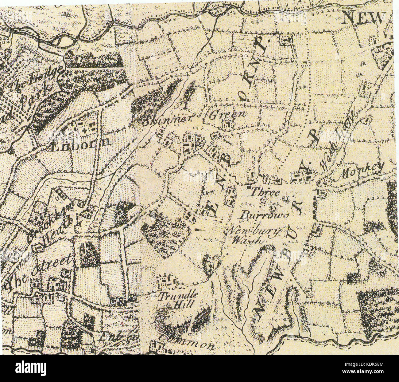 Newbury England Map