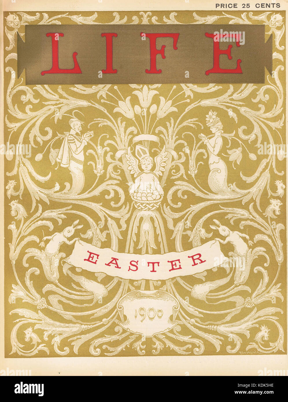 Life Magazine cover, Easter 1900 issue Stock Photo - Alamy