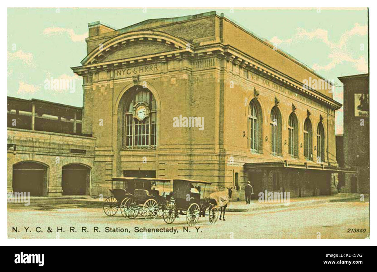 Old Schenectady Station Post Card 01 Stock Photo - Alamy