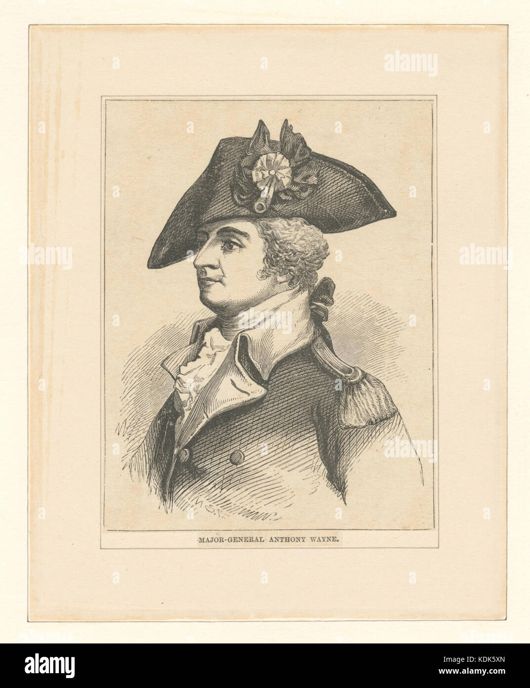 Major General Anthony Wayne (NYPL b12610608 424880 Stock Photo - Alamy