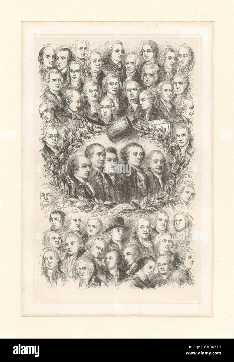 Signers declaration independence hi-res stock photography and images ...
