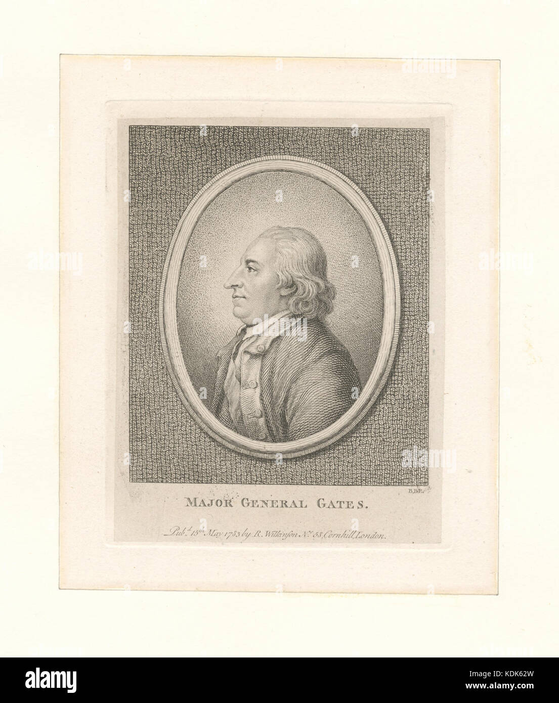 Major General Gates (NYPL b13075521 422153 Stock Photo - Alamy