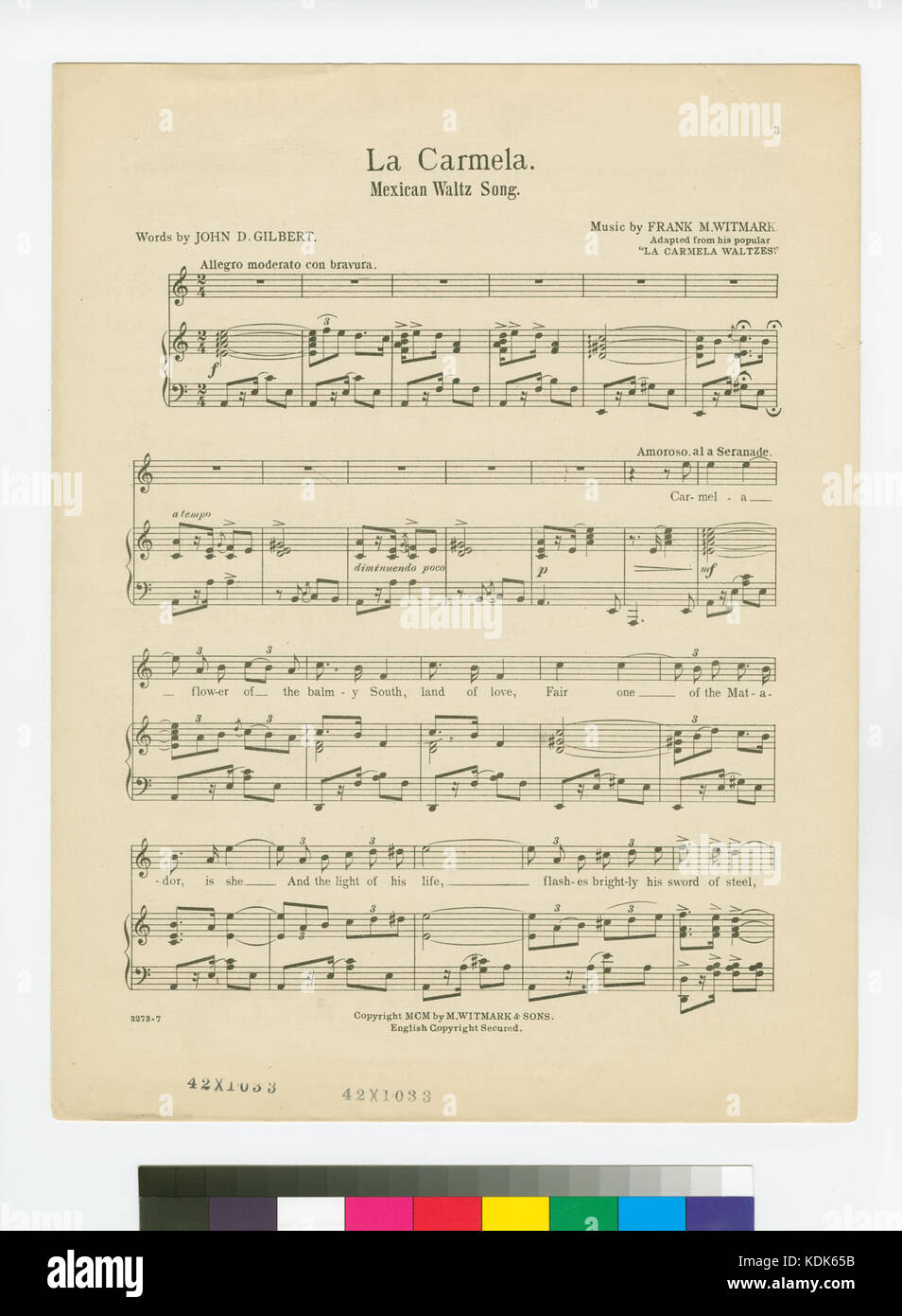 La Carmela (NYPL Hades 609201 1940607 Stock Photo - Alamy