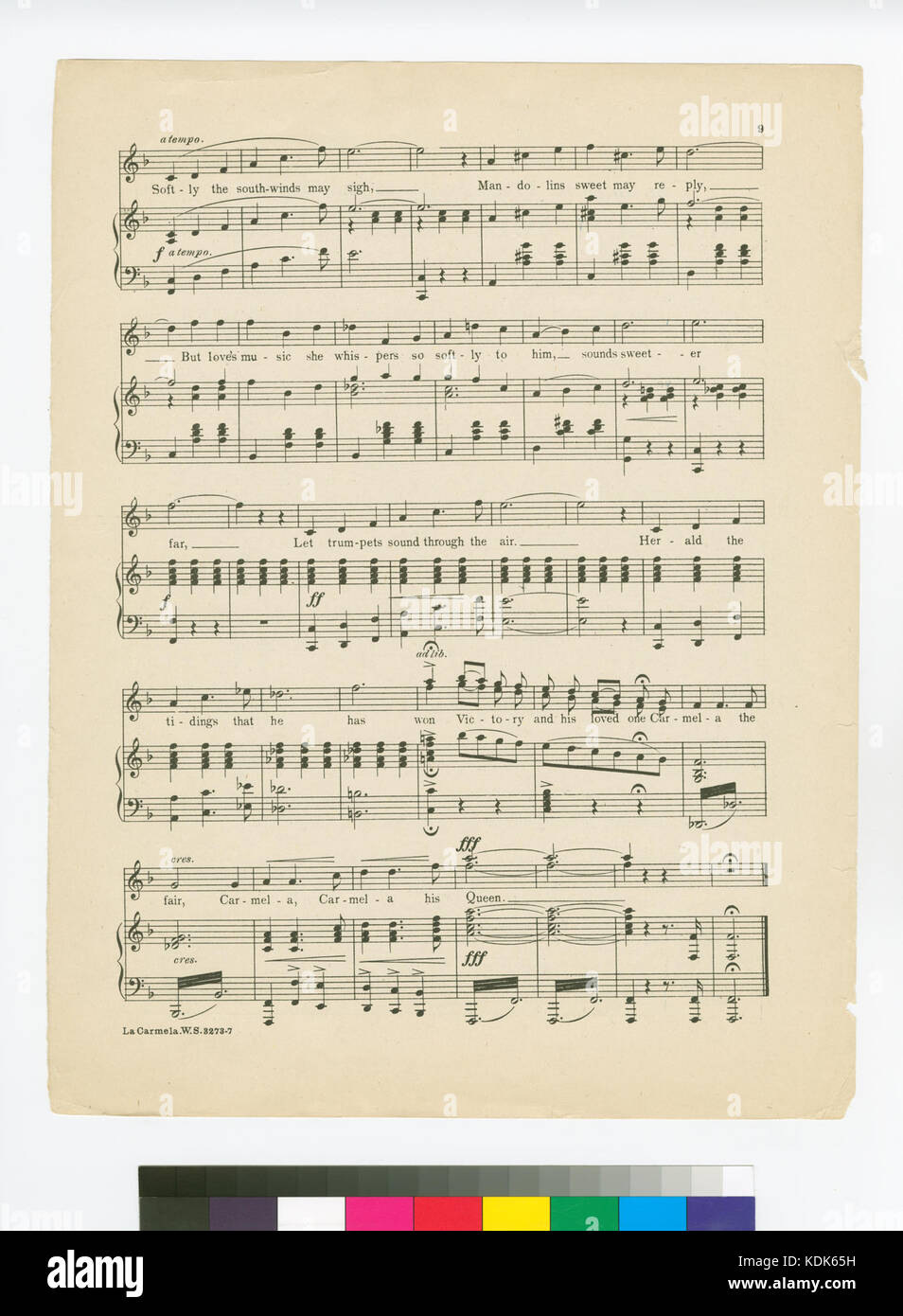 La Carmela (NYPL Hades 609201 1955289 Stock Photo - Alamy